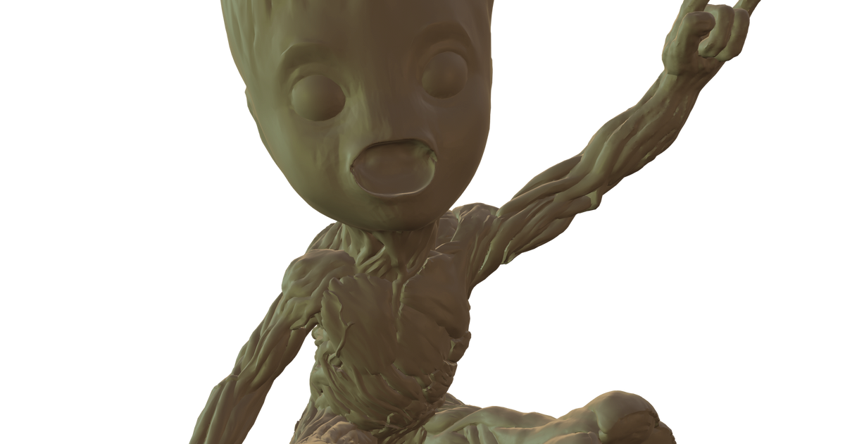 screaming Heavy Metal Groot par twist-lab | Téléchargez gratuitement un ...