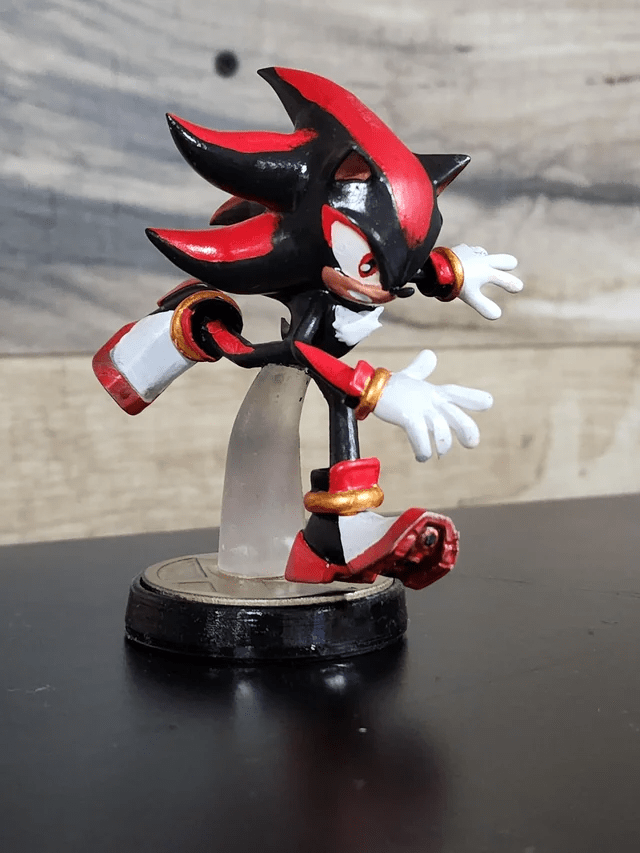 Team Dark Figurine Set: Shadow, Rouge, E123-Omega, and Super Shadow ...