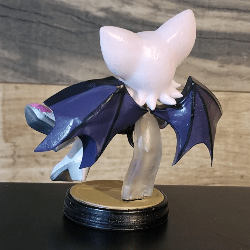 Team Dark Figurine Set: Shadow, Rouge, E123-Omega, and Super Shadow ...