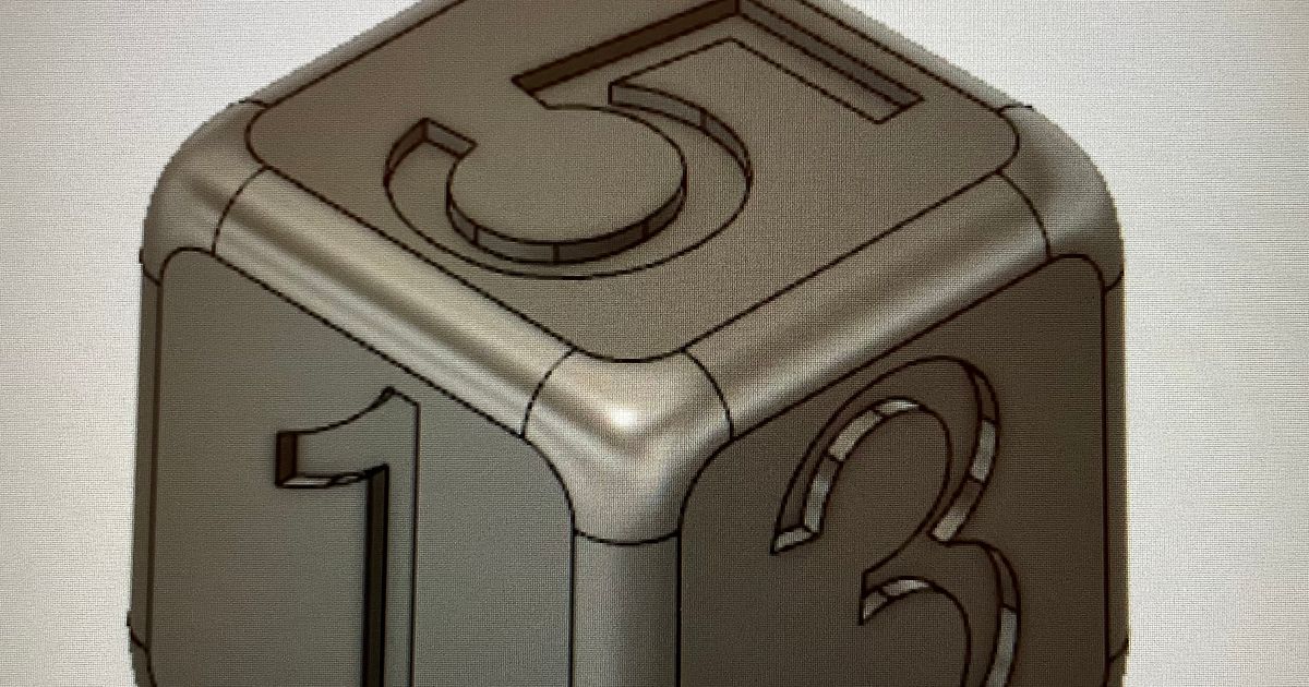 Dice by CJ Printing | Download free STL model | Printables.com