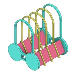 Toast Rack & Toast Tongs by mishkin2 | Download free STL model ...