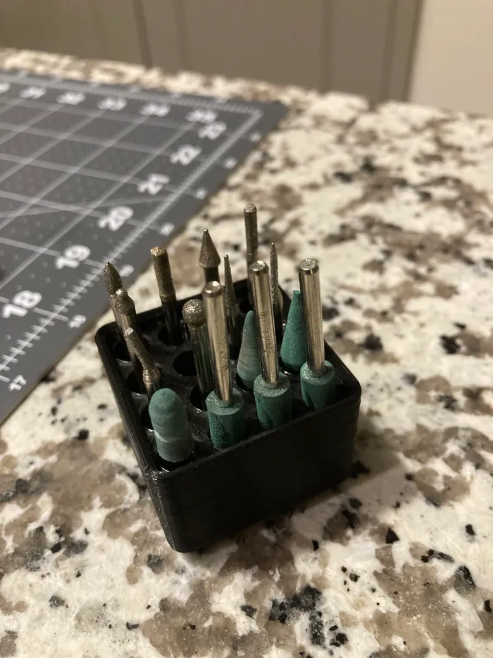 Gridfinity general dremel bit holder by techdumpling | Download free ...