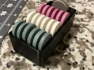 Gridfinity abrasive disk dremel organizer by techdumpling | Download ...