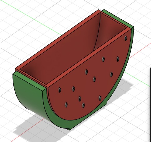 Maceta Sandia by Floid 3D | Download free STL model | Printables.com