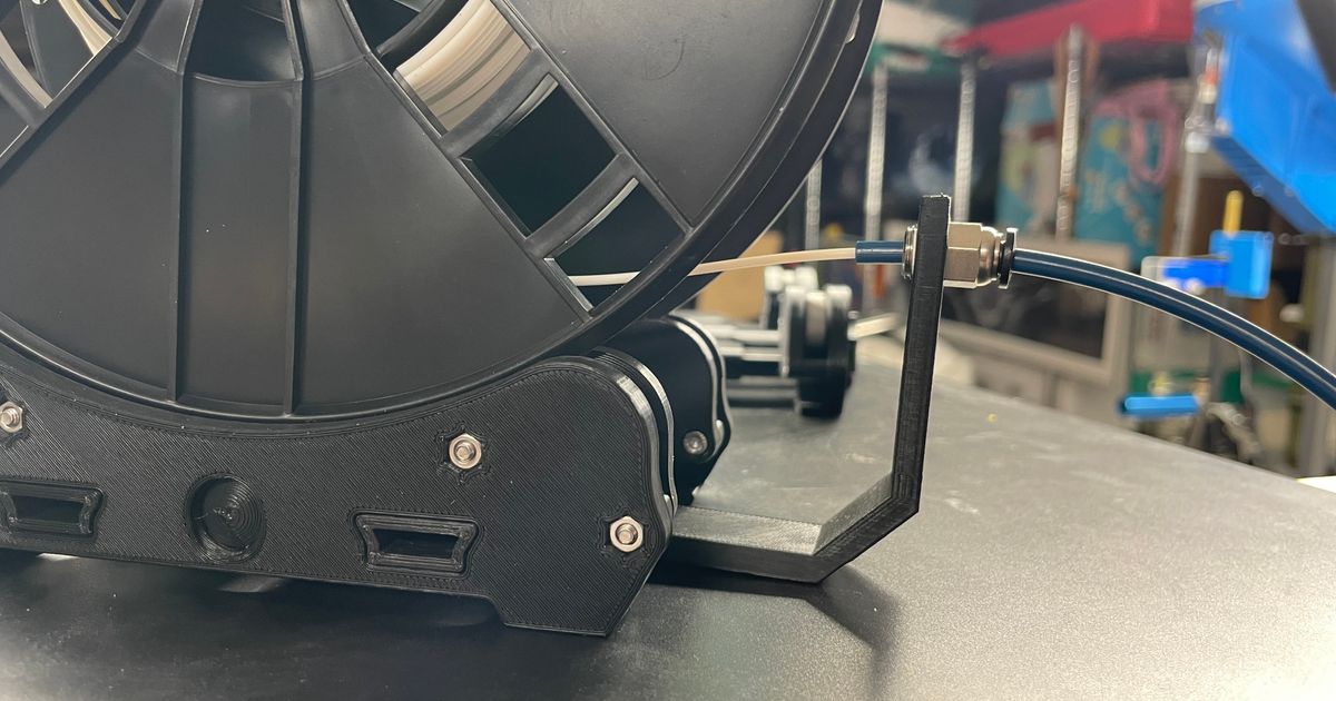 Spool Holder Hook with PC4-M10 Filament Guide by Fatttius | Download ...