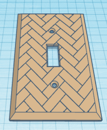 textured light switch cover collection by Marlin | Download free STL ...