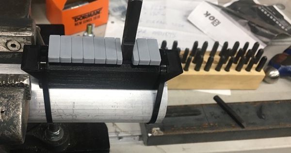 Jig for Steel Stamps by Netpackrat | Download free STL model ...