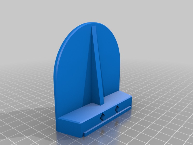 Remixed Command Strip Shelf with Support Rib by Jono | Download free ...