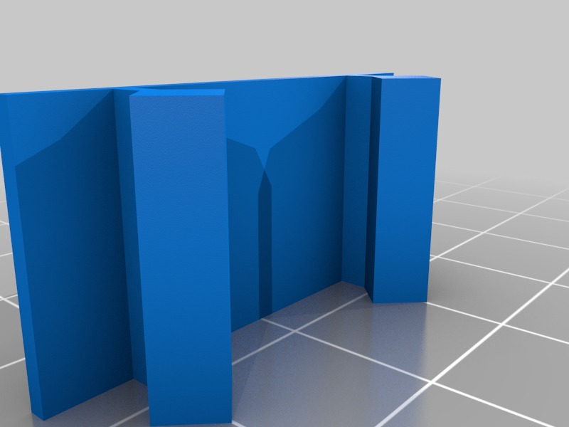 Remixed Command Strip Shelf with Support Rib by Jono | Download free ...