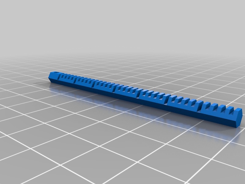 Metric Ruler for Keychains by Jono | Download free STL model ...