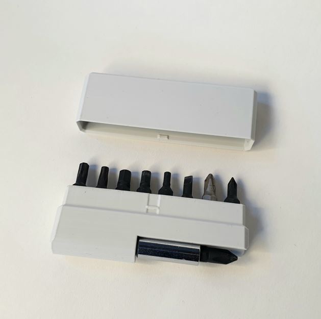 EDC Bit Case / Screwdriver Handle by David Hannu | Download free STL ...