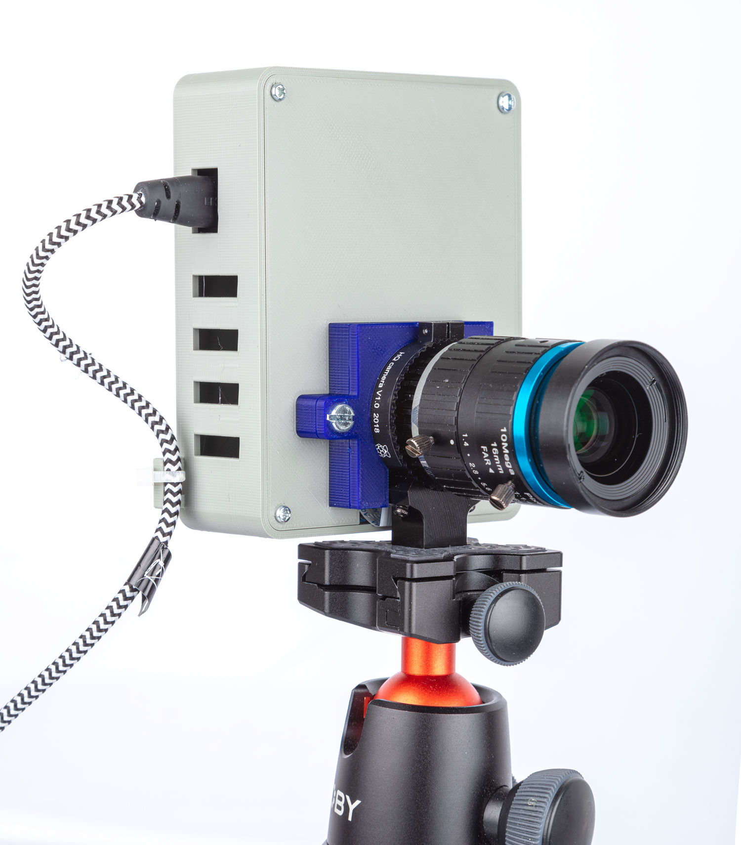 Raspberry Pi High Quality Camera Case for Tripod by Pnoreck | Download ...