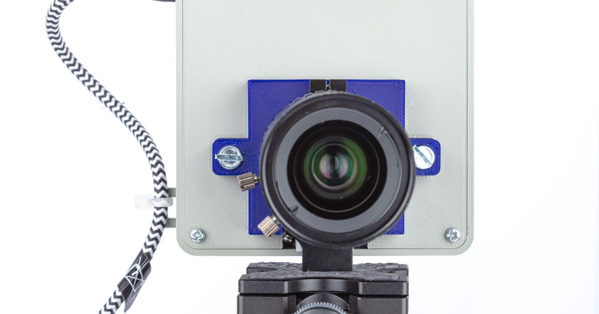 Raspberry Pi High Quality Camera Case for Tripod by Pnoreck | Download ...