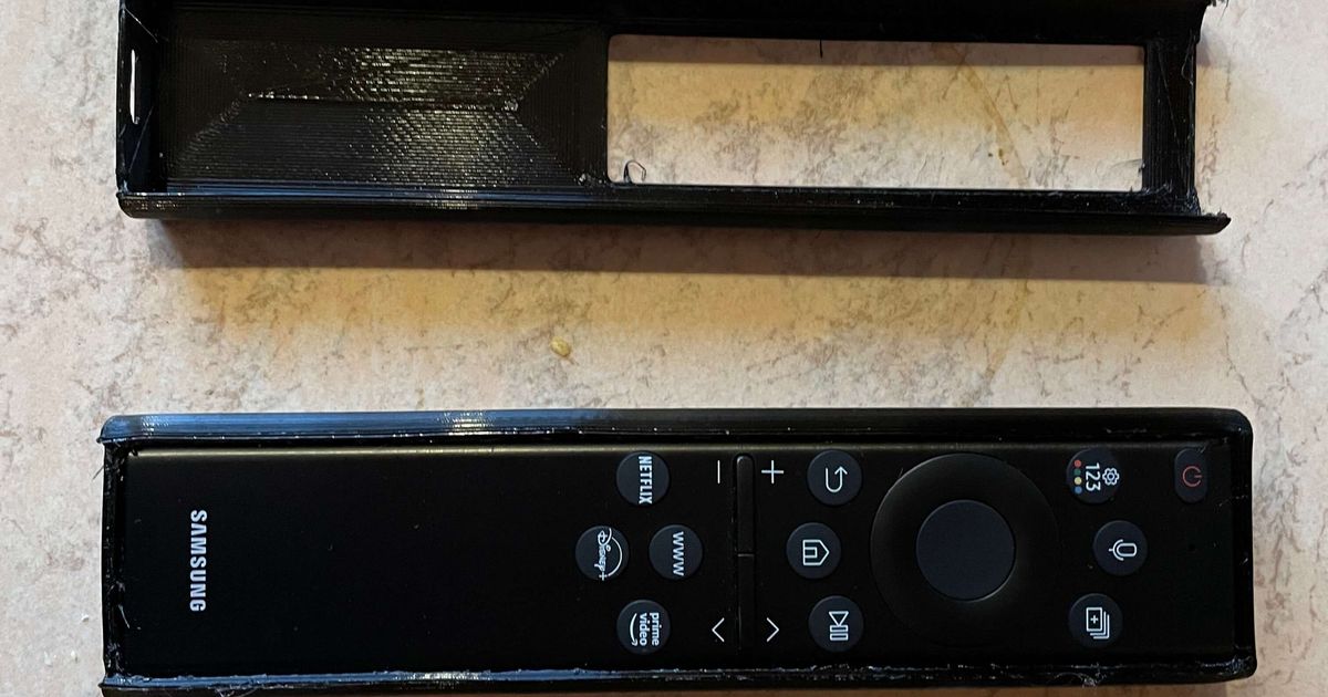 Samsung QLED tv remote case by masimplo | Download free STL model ...