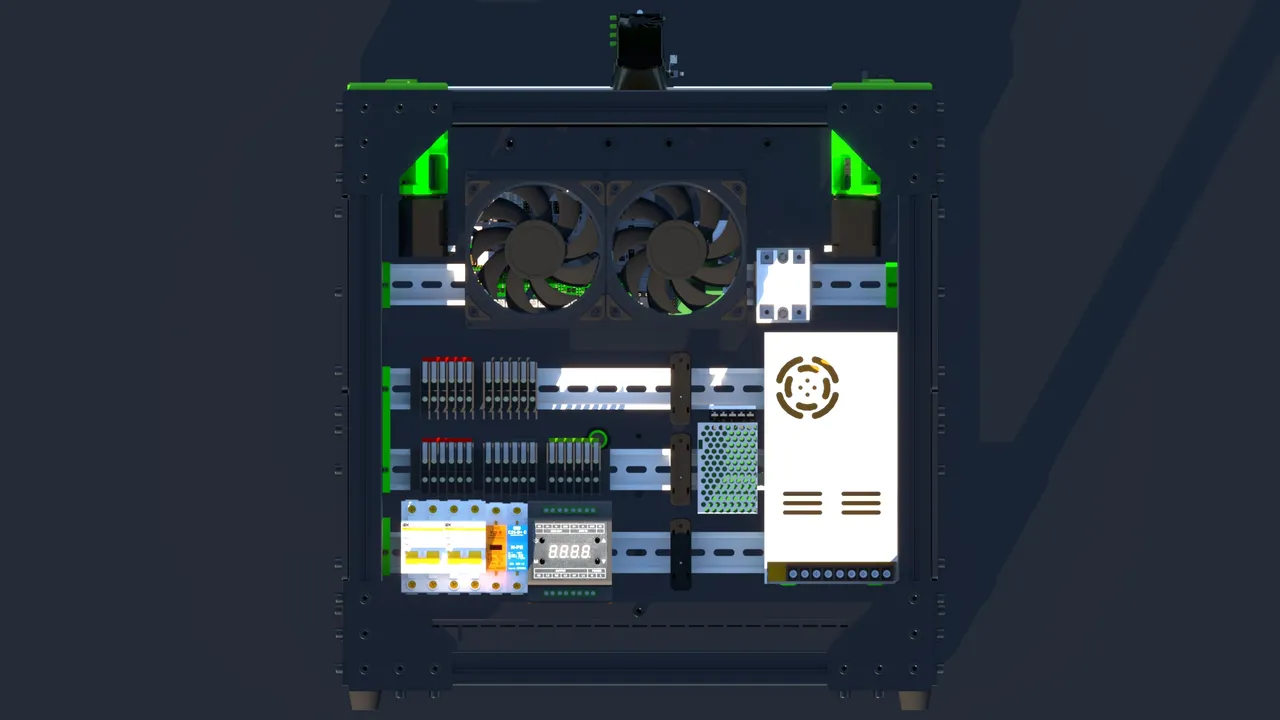 DIN RAIL MOUNT FOR V-CORE 3.1 300 by PREMIUMTEA | Download free STL ...
