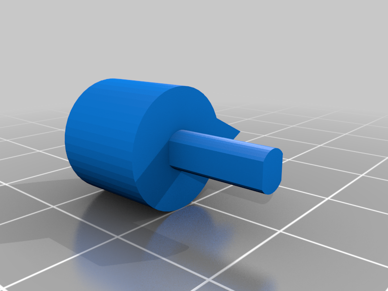 Simple Piher potentiometer knob with arrow by Pep | Download free STL ...