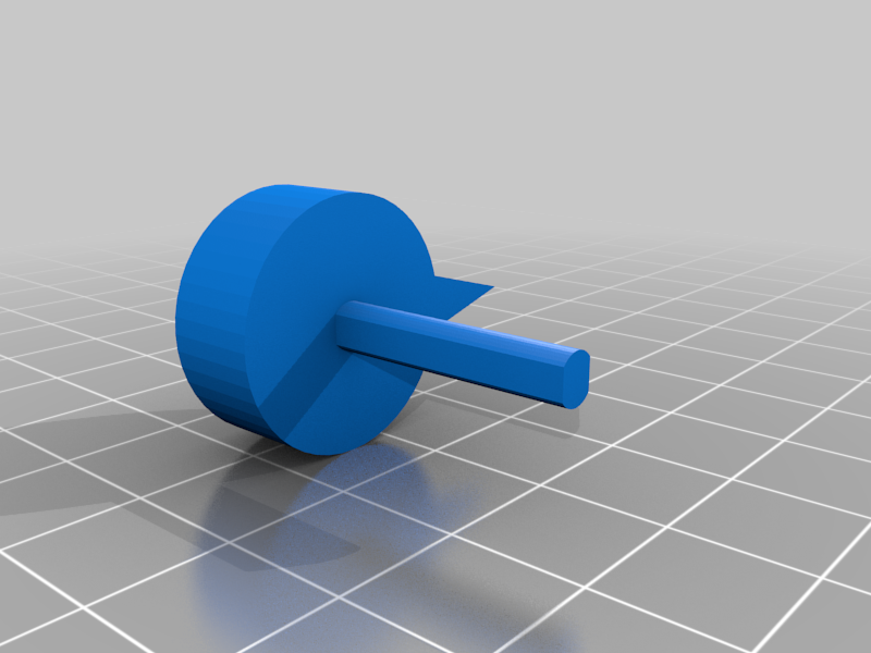 Simple Piher potentiometer knob with arrow by Pep | Download free STL ...