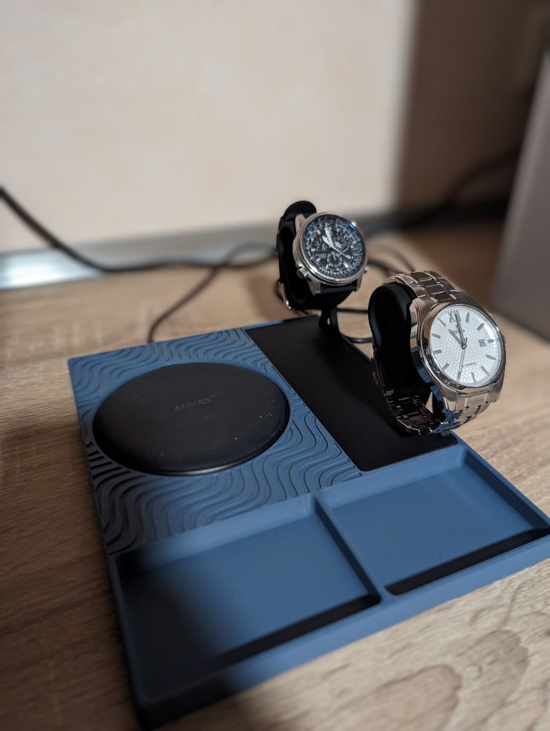 Daily modular Tray with Qi charger option by vier2acht | Download free ...