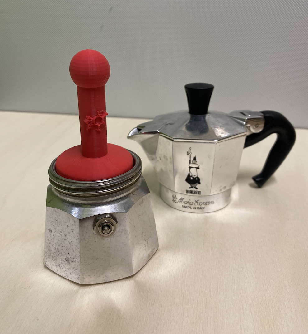 Bialetti Moka Pot Tamper by Seamonn | Download free STL model ...