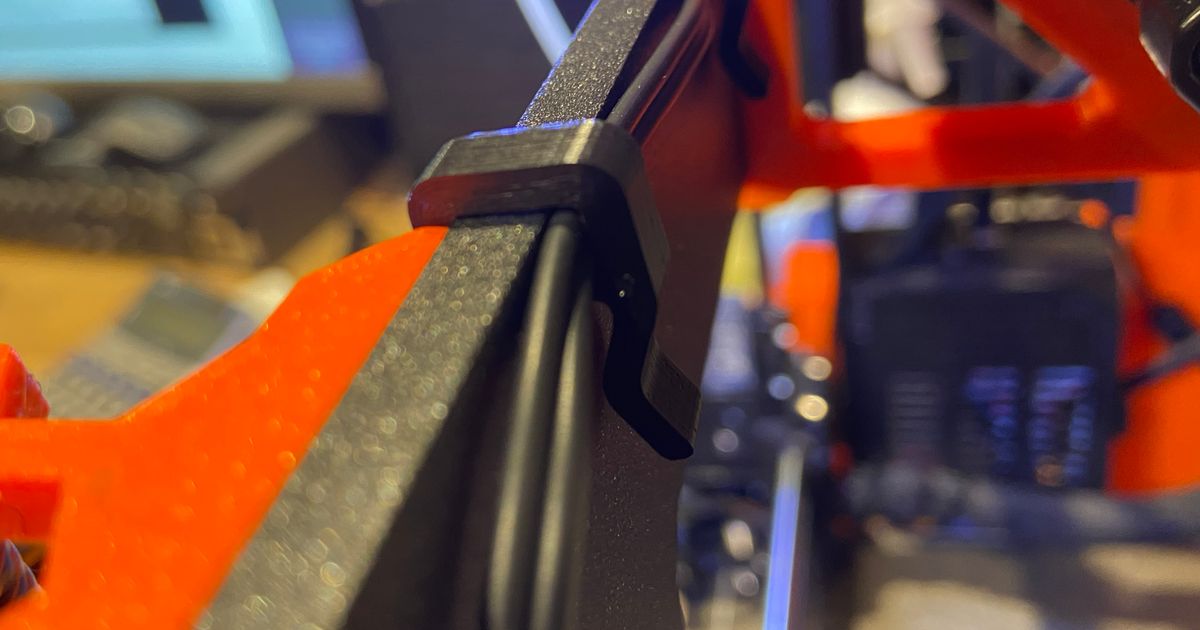 Prusa Mk3s Frame cable clip by nickgates | Download free STL model ...