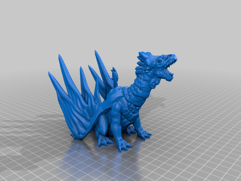 Forest Dragon Redux by RustyFuzzdoor | Download free STL model ...