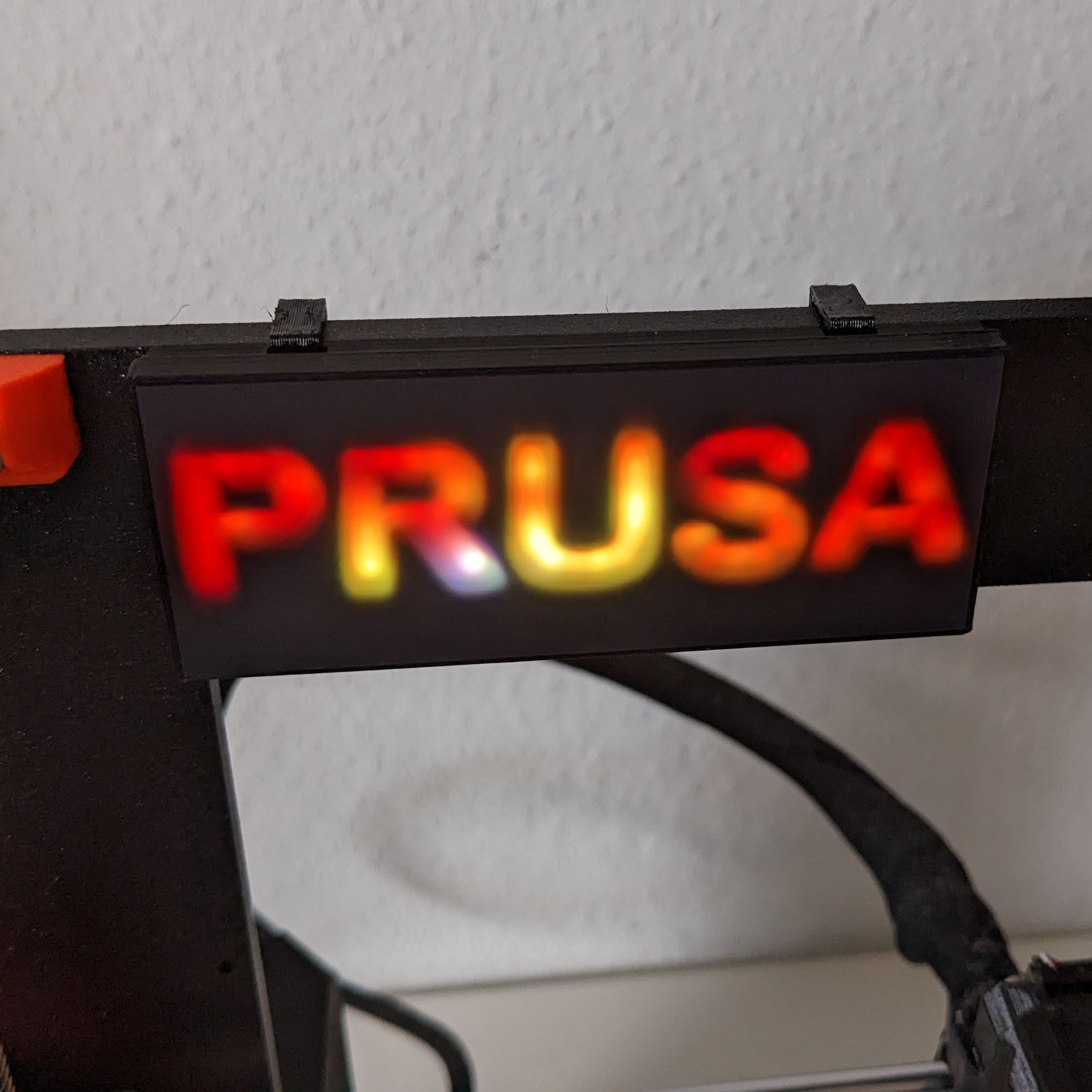 Prusa LED sign by maketvee | Download free STL model | Printables.com
