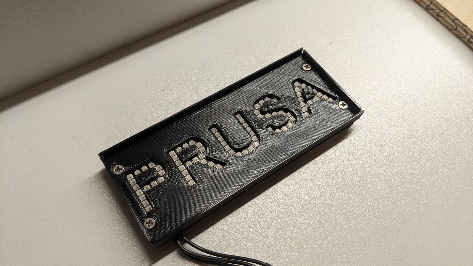 Prusa LED sign by maketvee | Download free STL model | Printables.com