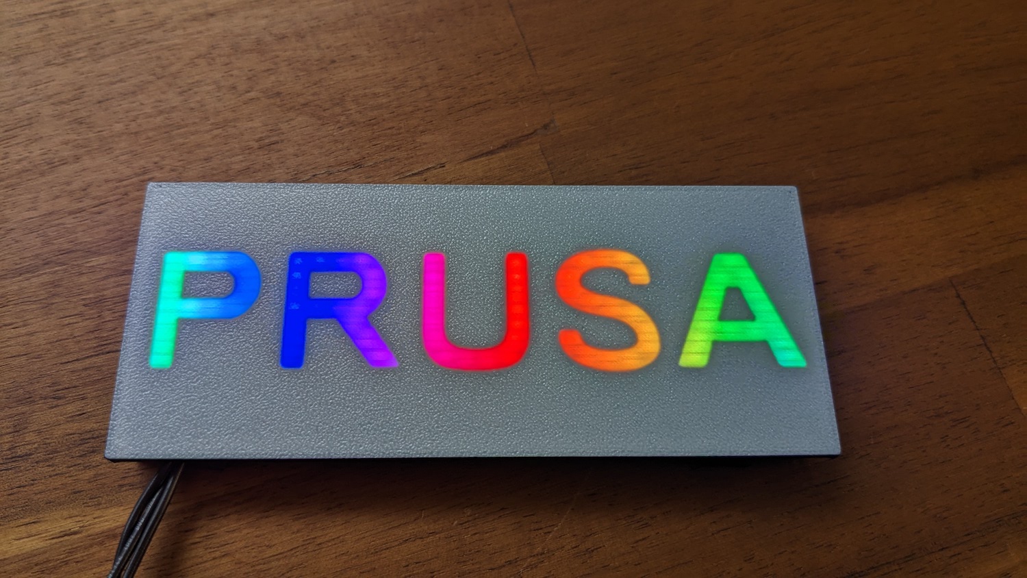 Prusa LED sign by maketvee | Download free STL model | Printables.com
