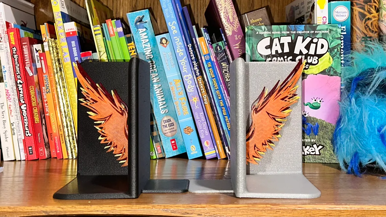 Book Ends with Back to Add your own Decoration by gafnorin | Download ...