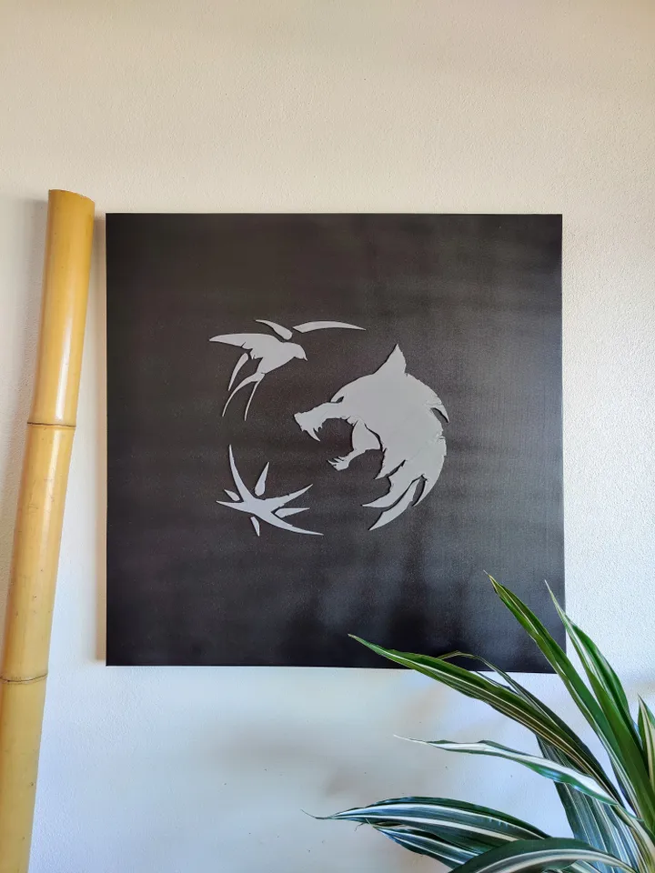 Witcher netflix logo by Celta | Download free STL model | Printables.com