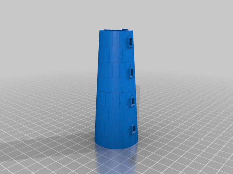 lighthouse(3 pieces) by RustyFuzzdoor | Download free STL model ...