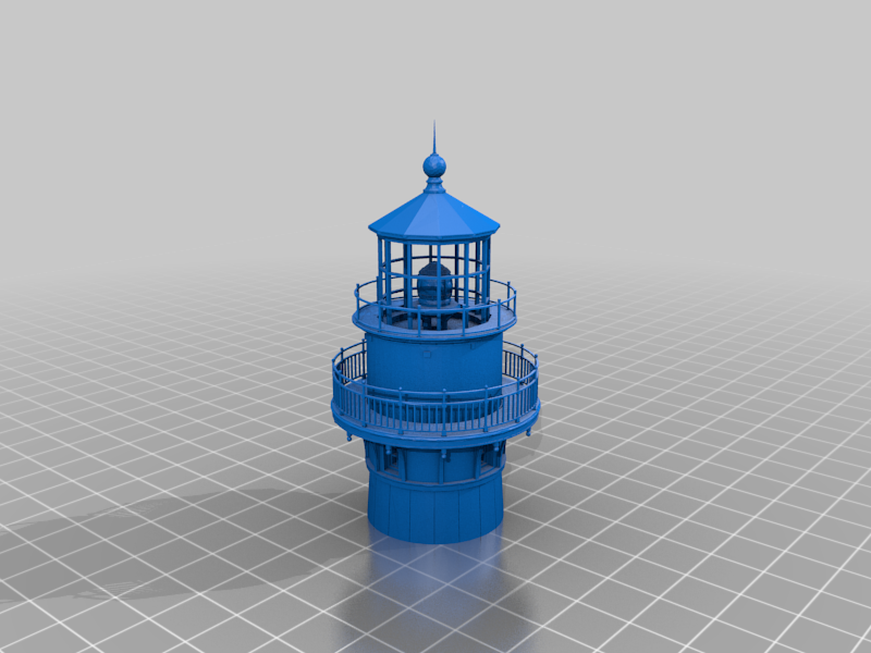lighthouse(3 pieces) by RustyFuzzdoor | Download free STL model ...