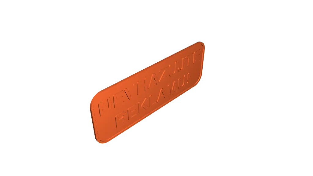 Nevhazujte reklamu by Tommi | Download free STL model | Printables.com