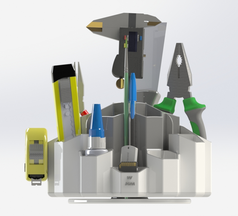 rotatif tools holder by wael ben lamine | Download free STL model ...
