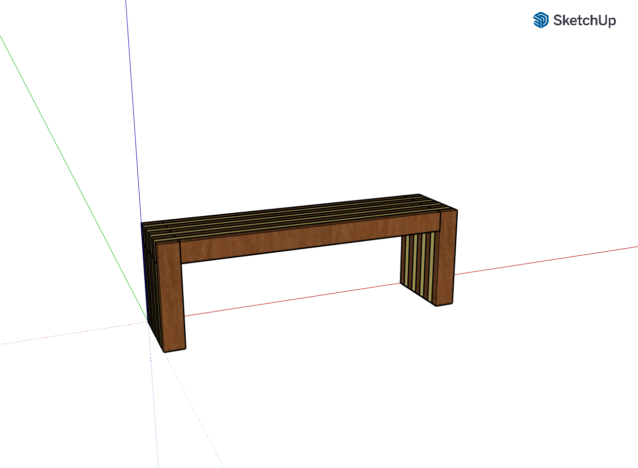 2x4 Bench by CWalters | Download free STL model | Printables.com