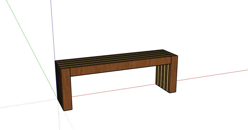 2x4 Bench by CWalters | Download free STL model | Printables.com