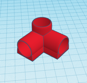 20mm Conduit joiner 3 way (x, y, z) by Plezzer | Download free STL ...