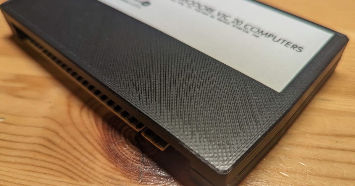 Commodore VIC-20 Cartridge Re-remix by Ken Mills | Download free STL ...