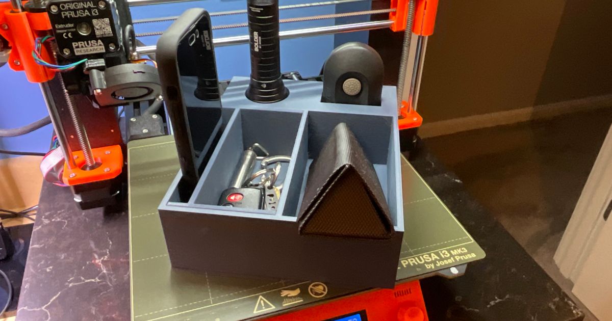 EDC key caddy plus by MScott | Download free STL model | Printables.com