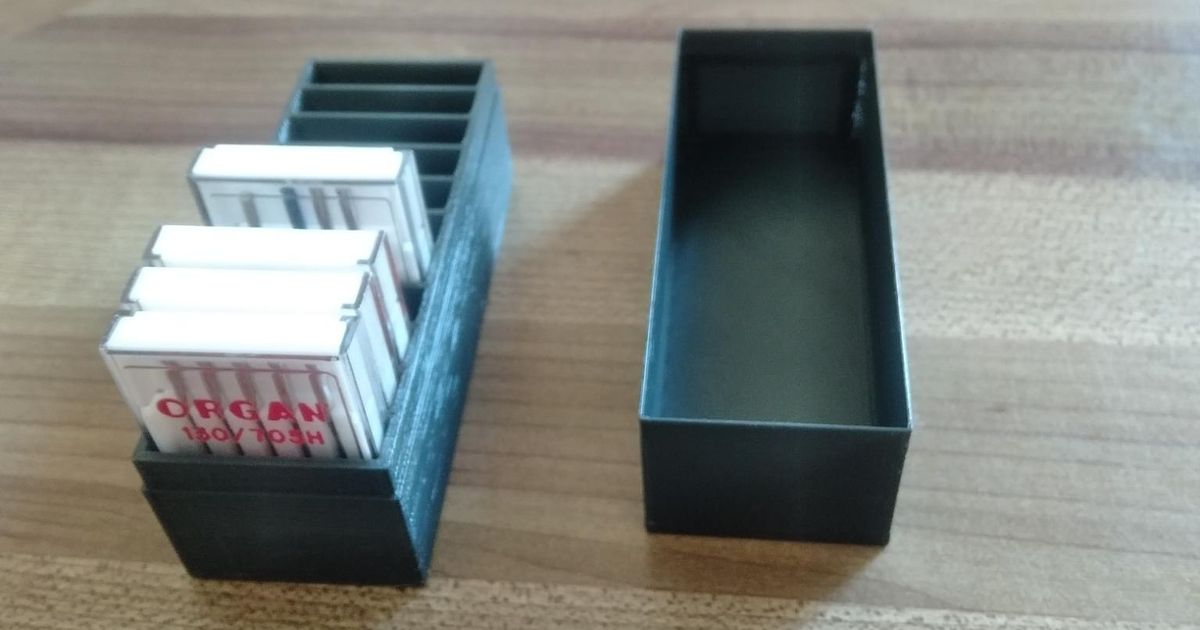 Sewing machine needle box (Organ) by Alchimiste | Download free STL ...