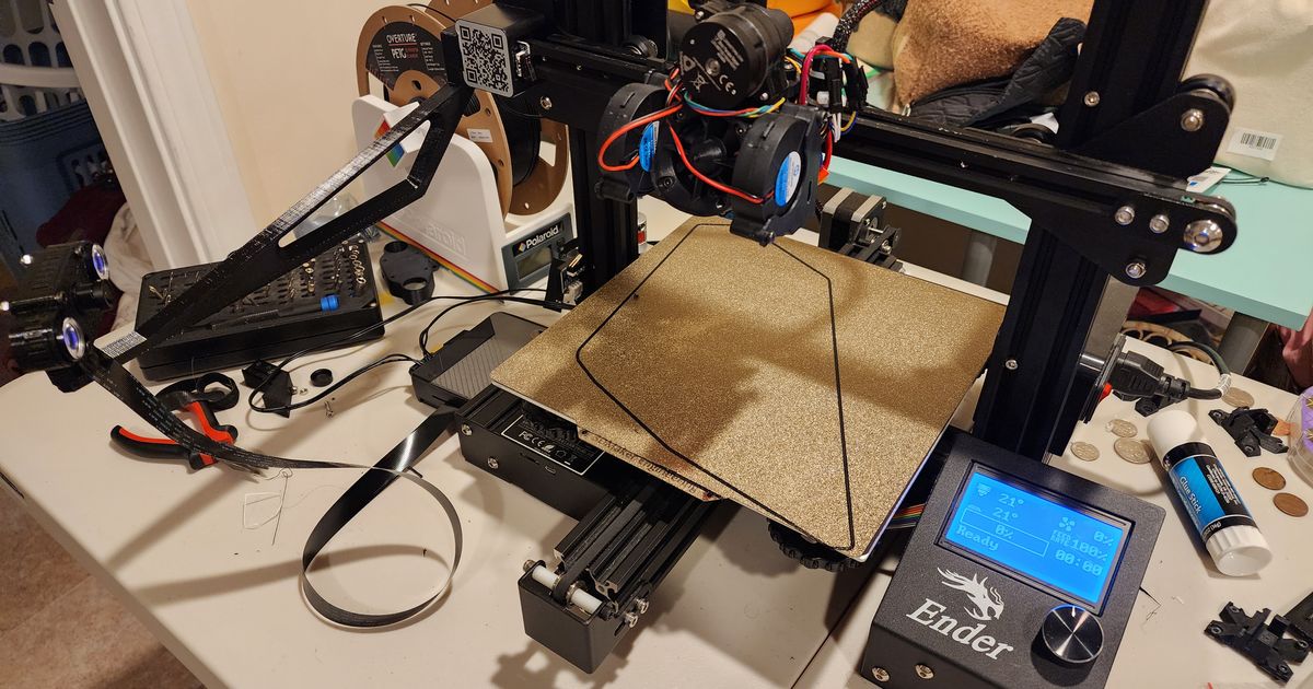 Ender 3 Gantry IR Camera Mount by MarMed | Download free STL model ...