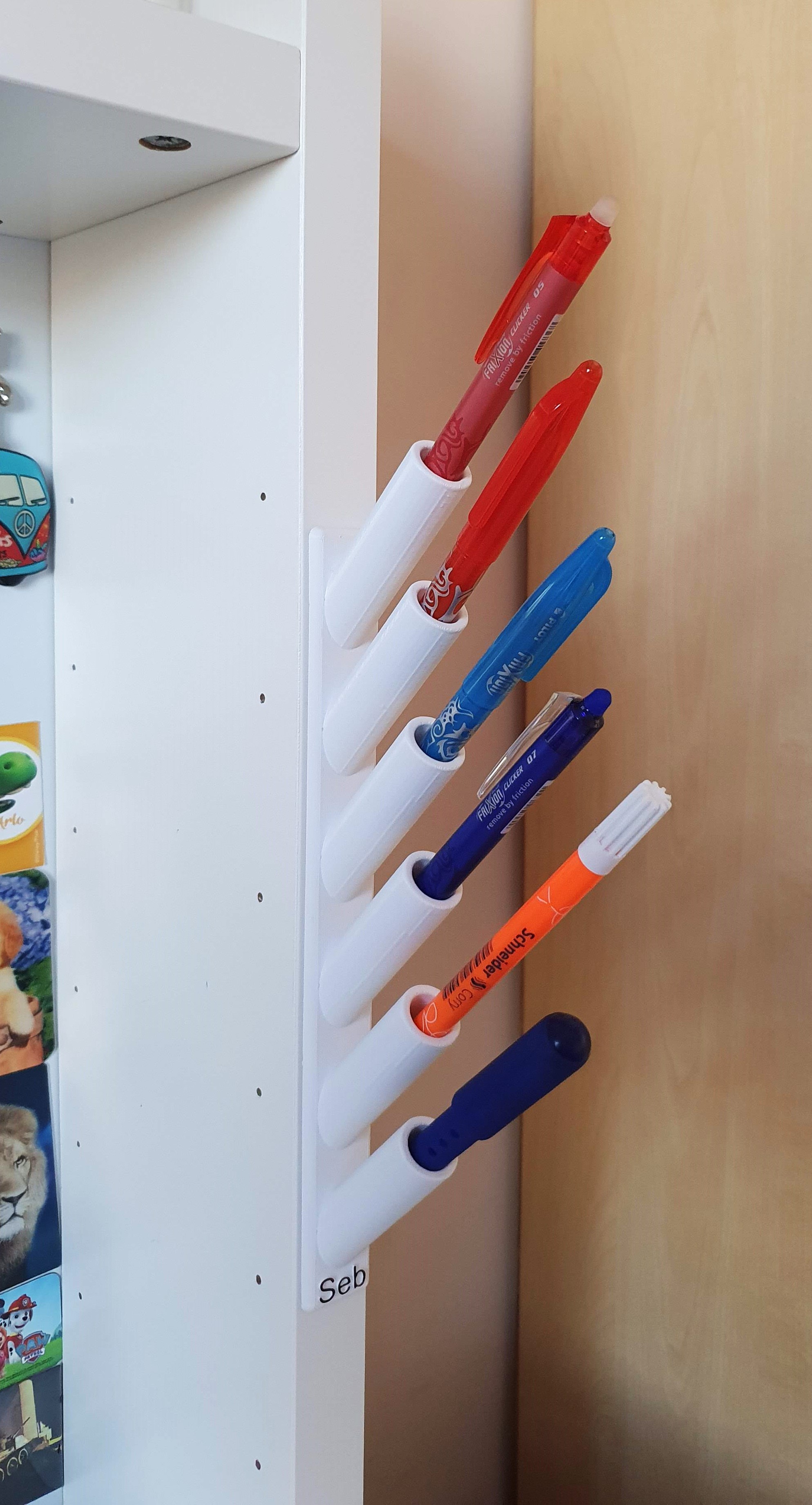 Pen holder for Ikea Micke desk extension by marius_ciolacu | Download ...