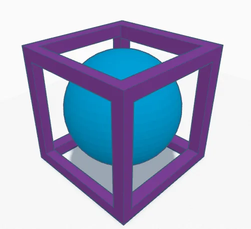 Ball In A Cube by IAmCUBEyt | Download free STL model | Printables.com