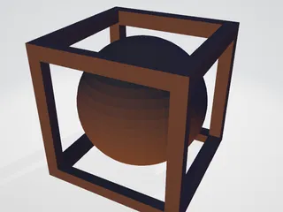 Ball In A Cube by IAmCUBEyt | Download free STL model | Printables.com