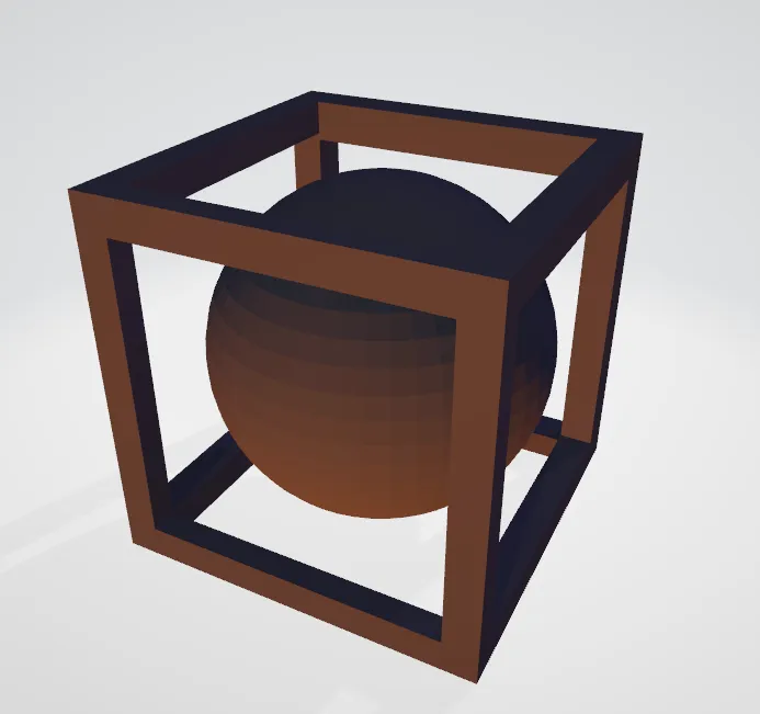 Ball In A Cube by IAmCUBEyt | Download free STL model | Printables.com