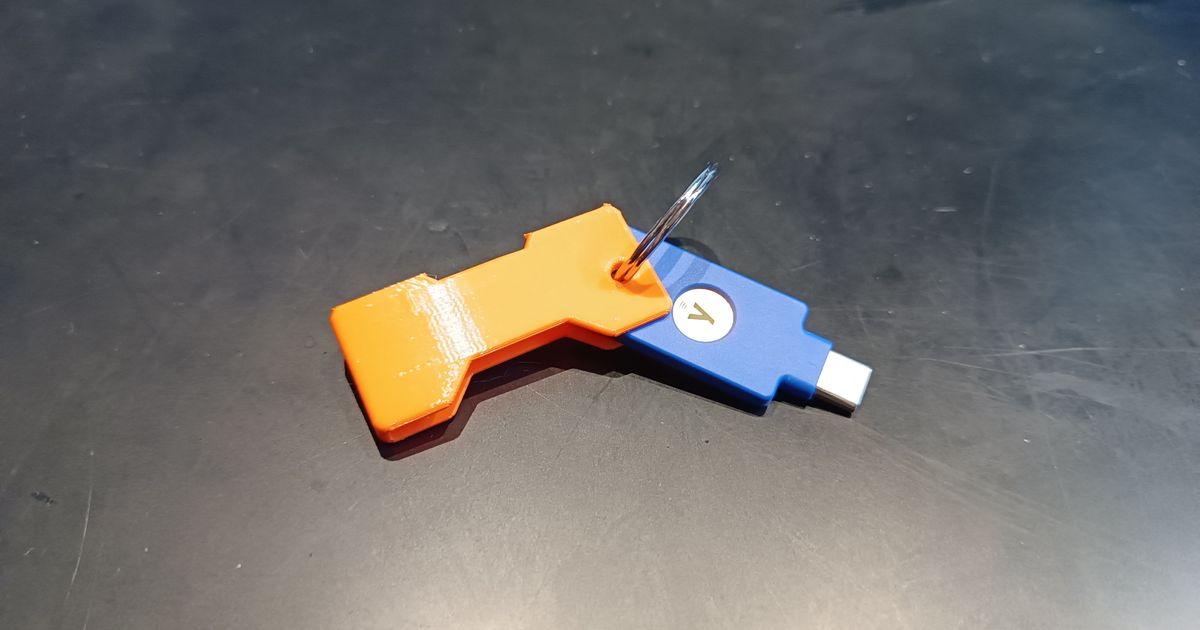 Yubikey Cover - Remix for USB C by The3Dprinting | Download free STL ...