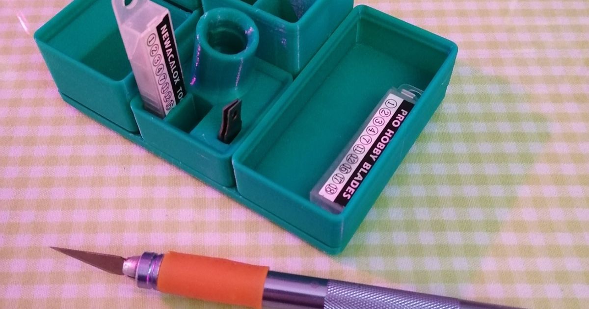 Fiskars hobby knife holder for #gridfinity by Tbah | Download free STL ...