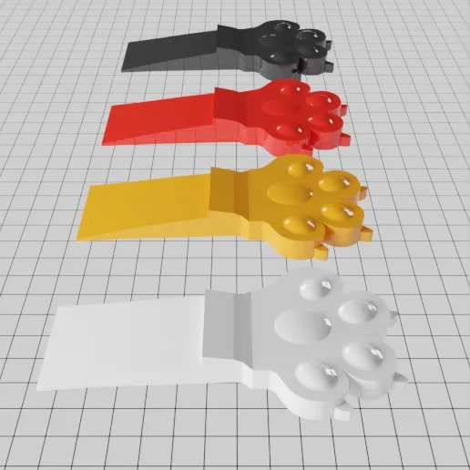 Door stop cat paw by by wmontoza | Download free STL model | Printables.com