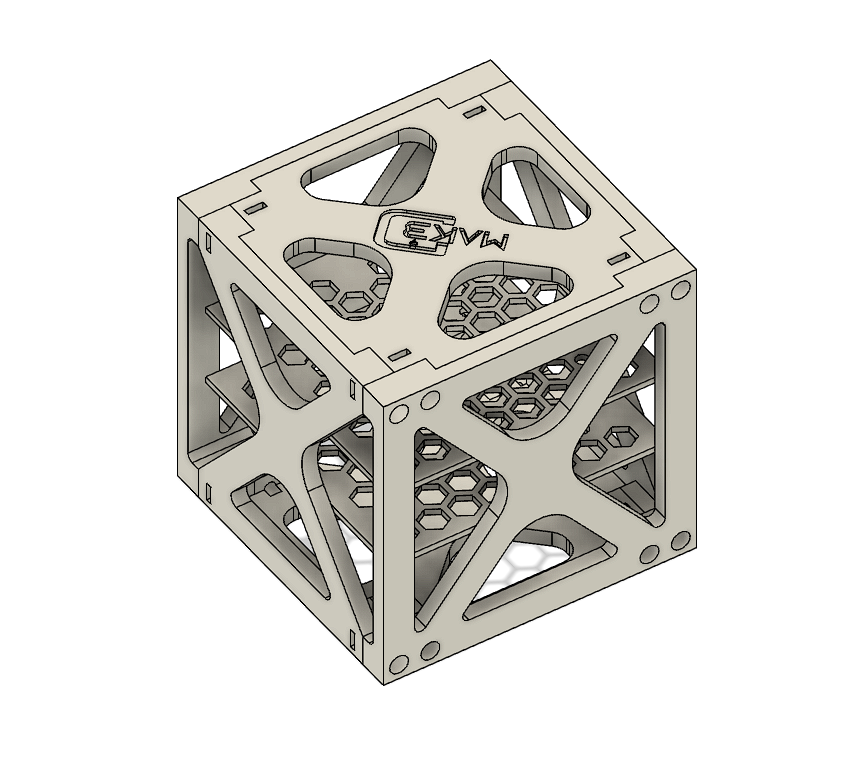 Cubesat Nfc By Make3d Company Limited Download Free Stl Model