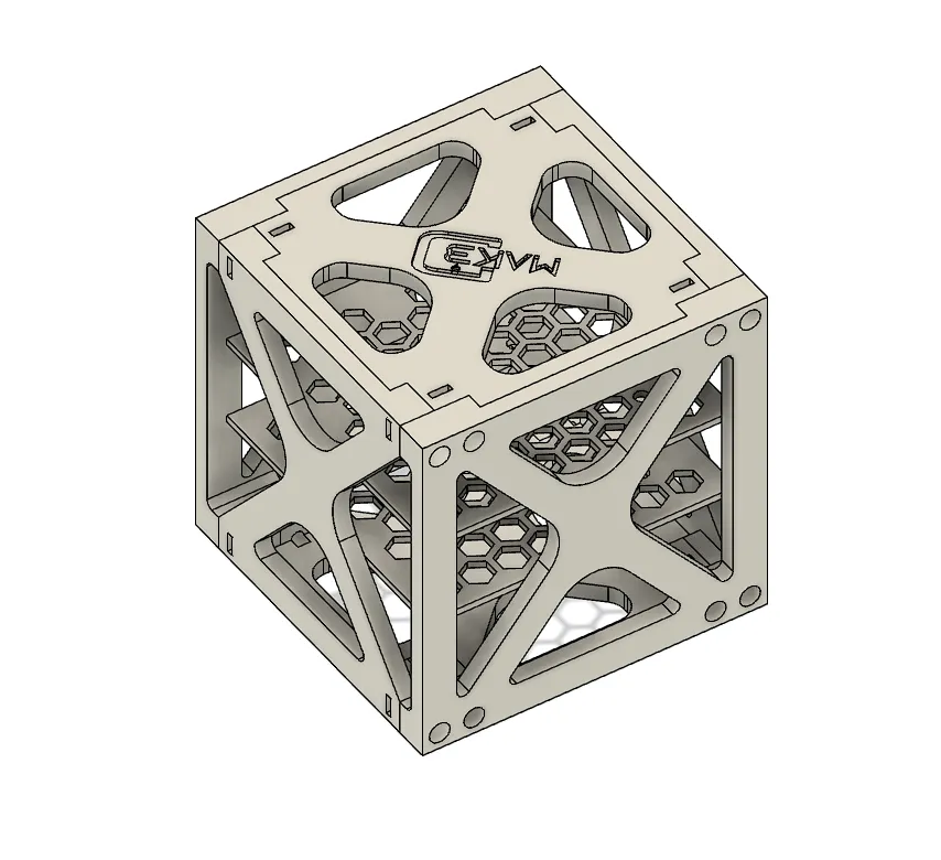CubeSat (NFC) by Make3D Company Limited | Download free STL model ...